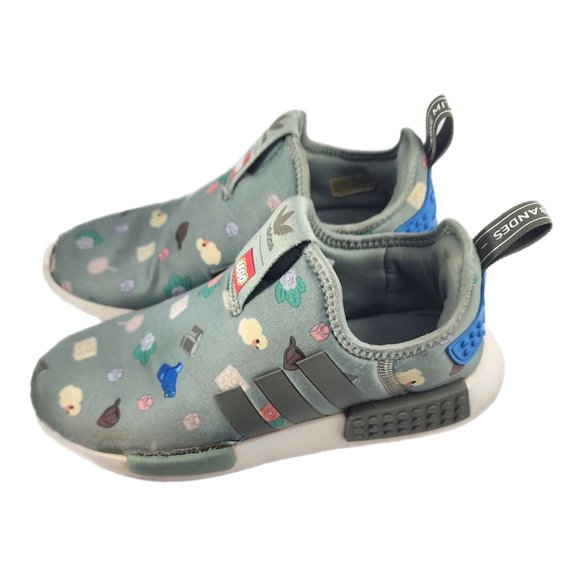 adidas | Shoes | Kids Adidas Nmd 36 X Lego Shoes Silver Green Size 3 ...